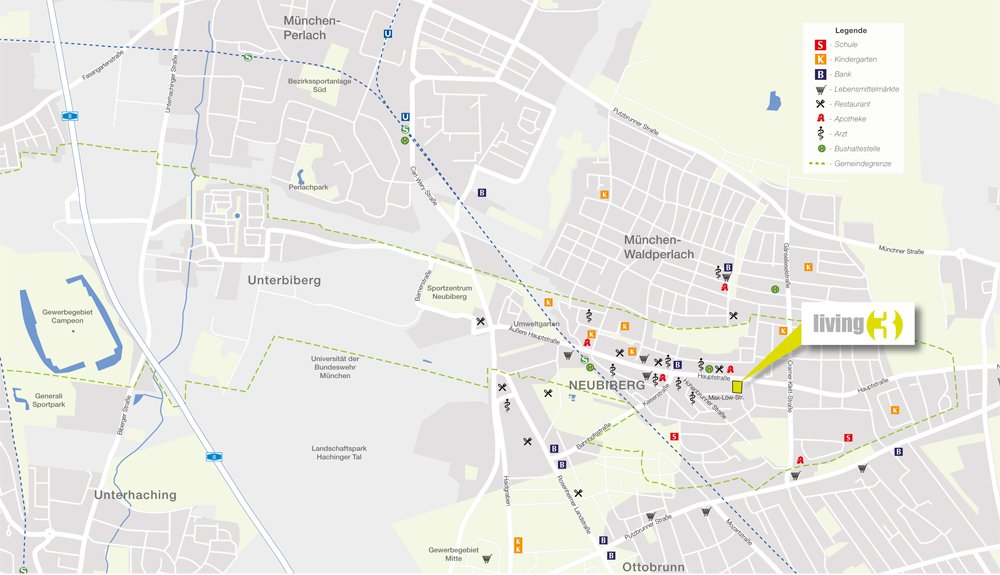 living 3 - Neubiberg - buy new build Condominium